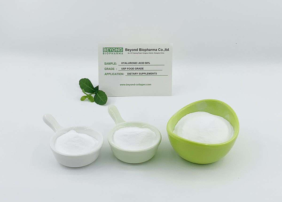 China Edible Grade Hyaluronic Acid Extraced by Corn Fermentation ...
